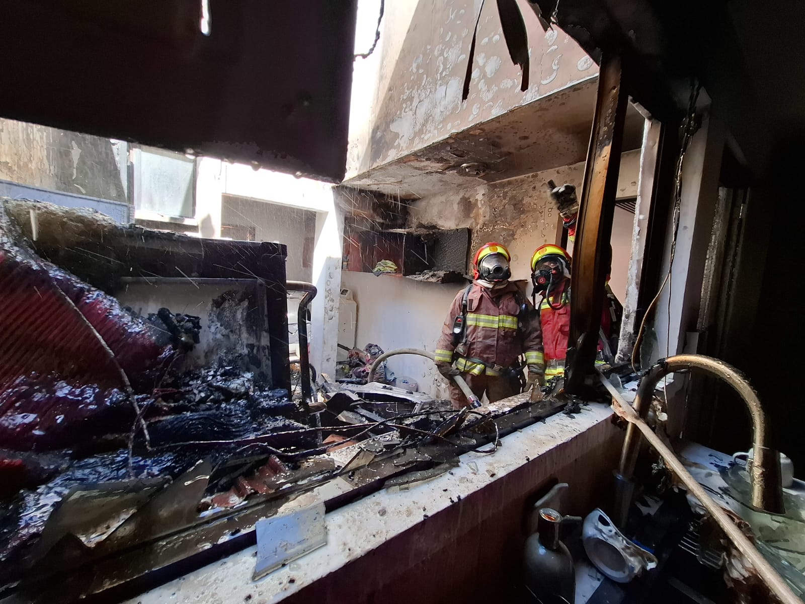 Bomberos reportan exposición de cilindro de gas propano en la zona 13