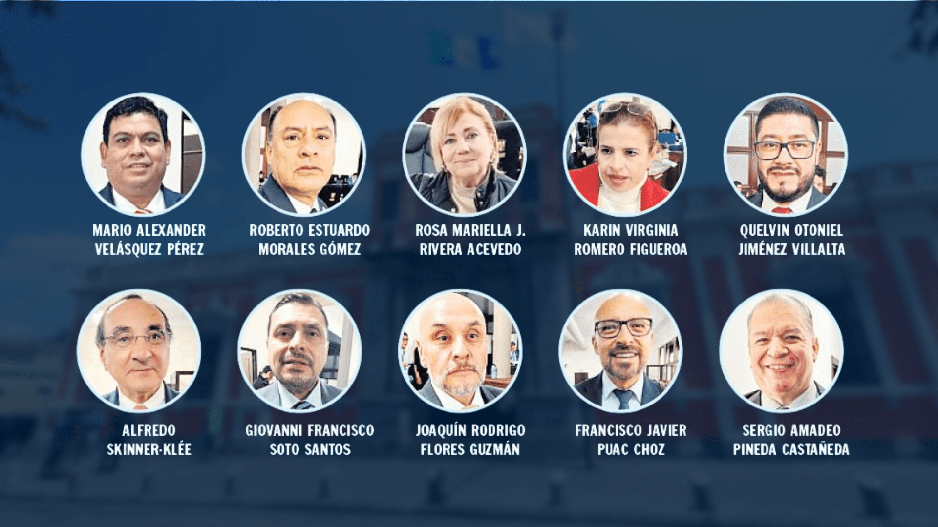 Magistrados electos TSE: quiénes son los 10 abogados electos titulares ...