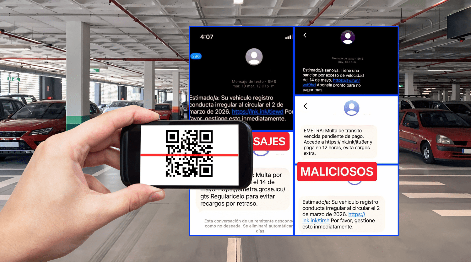 PMT alerta por estafa con códigos QR y multas de tránsito falsas para ...